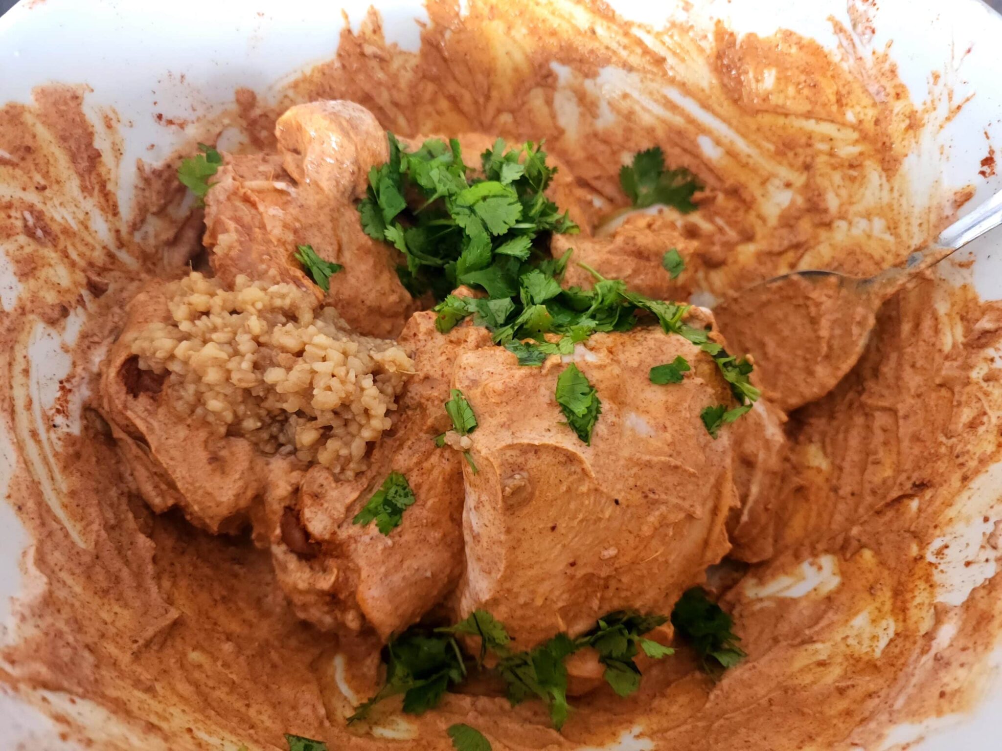 Practicing cooking Durban Chicken Breyani - Durban Curry Recipes