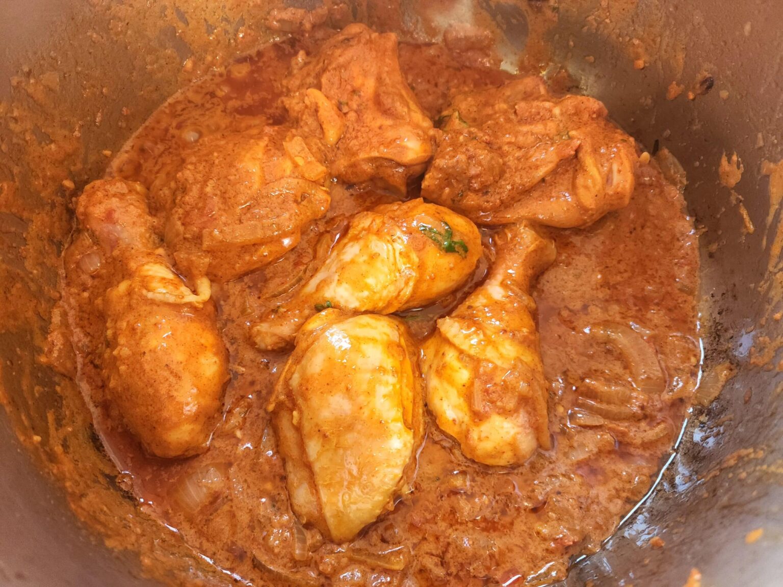 Practicing cooking Durban Chicken Breyani - Durban Curry Recipes