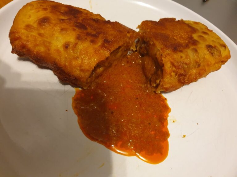 The Original Battered & Deep Fried Mutton Curry Roti